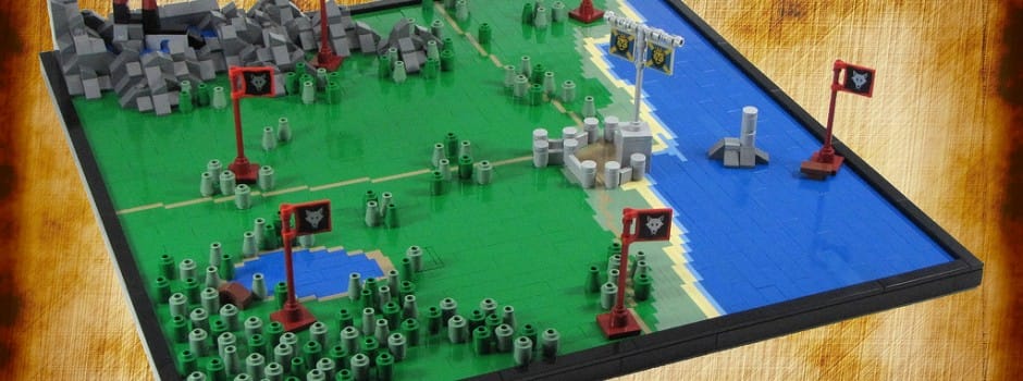 LEGO war map