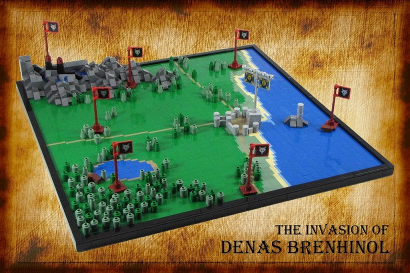 LEGO war map