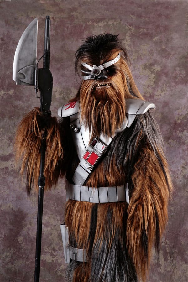 Cosplaying a Wookiee Bounty Hunter