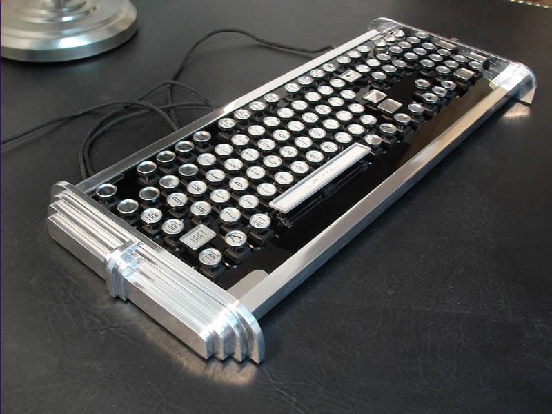 An art deco style keyboard