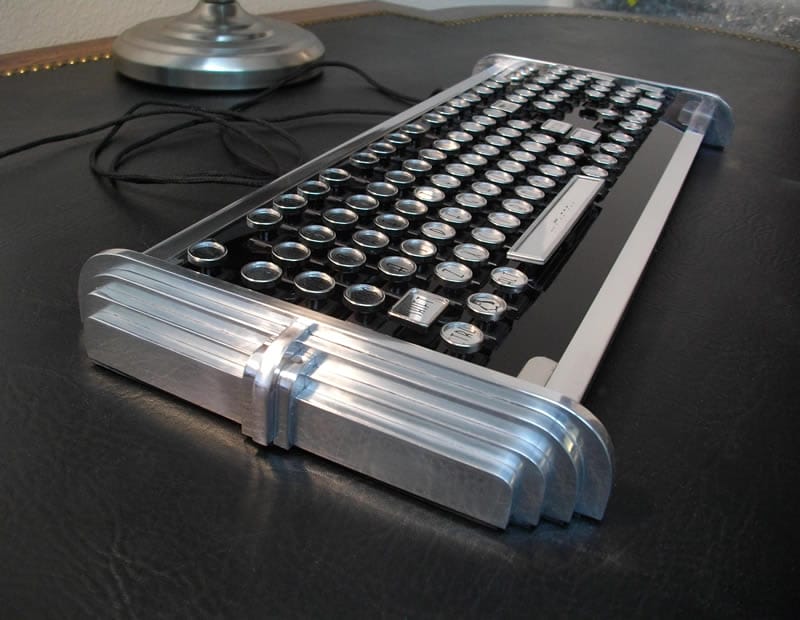 An art deco style keyboard