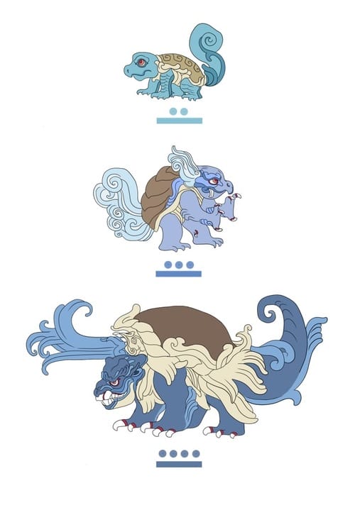 Mayan mythology meets Pokemon in Pokemayans