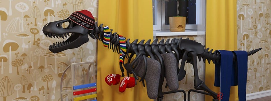 The Thermosaurus radiator for your gaming den
