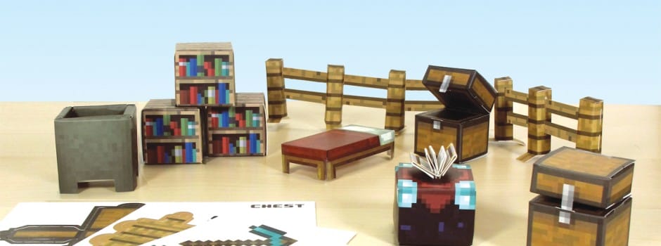 JazWares shows off latest range of Minecraft papercraft