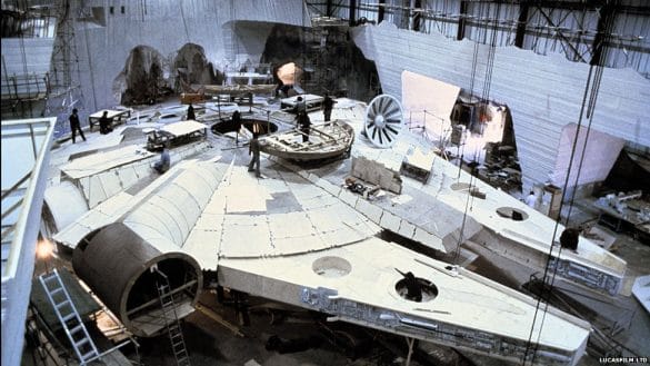 Full-sized Millennium Falcon already built for Star Wars VII?