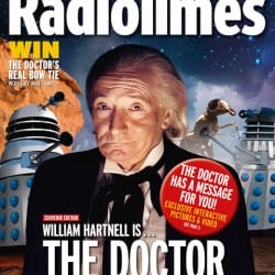 The first four Doctor Who collectable Radio Times covers