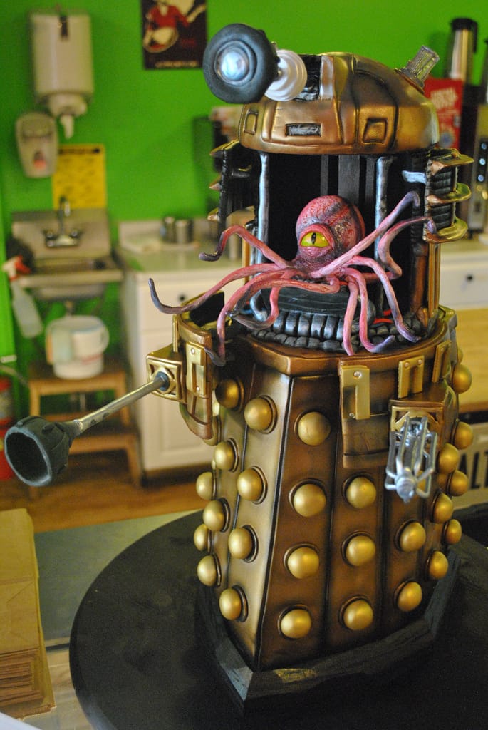 The dalek cake of tasty horror