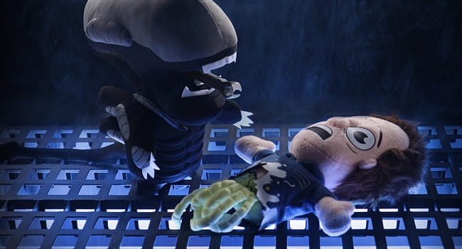 The Alien Xenomorph plush that cuddles and bites