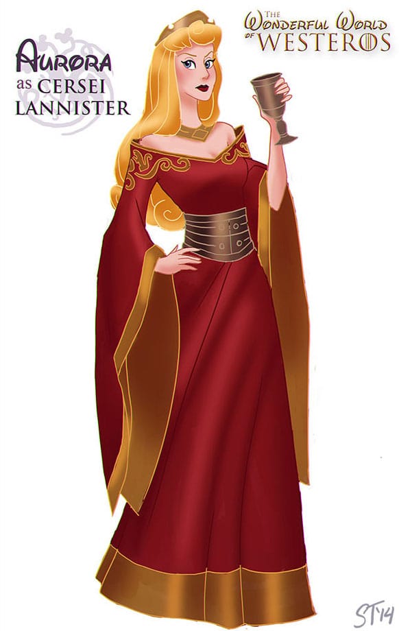 Disney Princesses as Game of Thrones characters