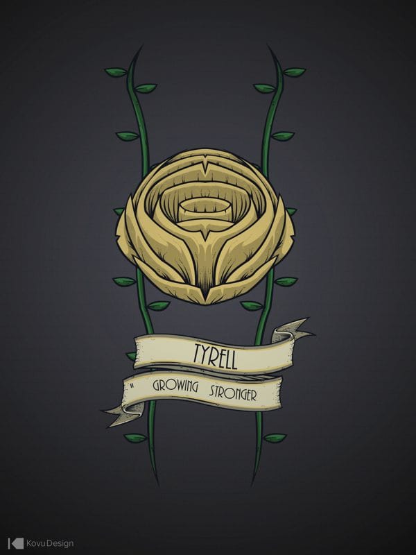 9 custom House Sigils for a Game of Thrones
