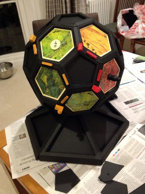 The science of the Catanosphere: Settlers of Catan globe
