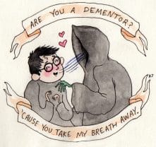 Harry Potter Valentine's Day cards