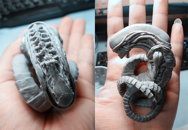 Put it next to your RPGS? A custom alien embryo jar