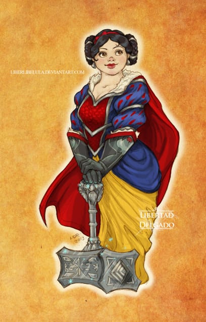 Disney Princesses transformed into World of Warcraft characters