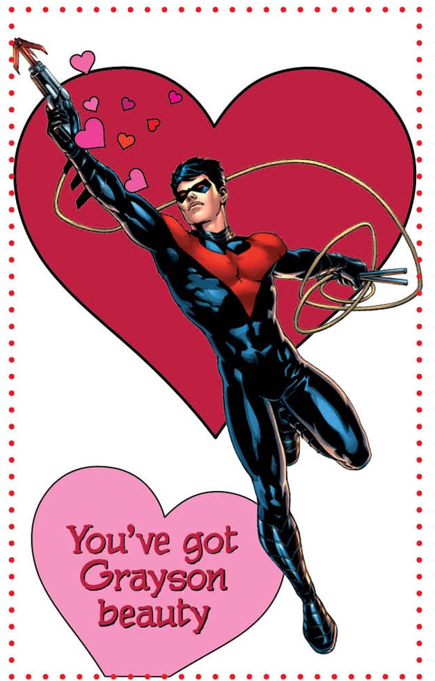 17 DC New 52 superhero Valentine's Day cards to groan at