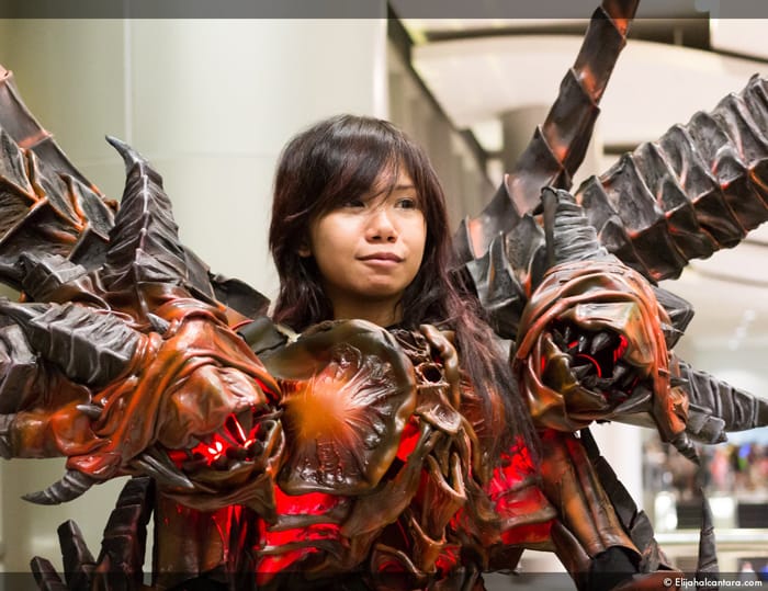 Diablo: The Evil Prime cosplay glows with dark intelligence
