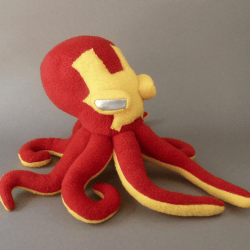The Avengers as cuddly octopus toys