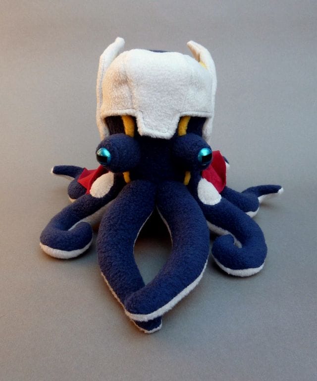 The Avengers as cuddly octopus toys