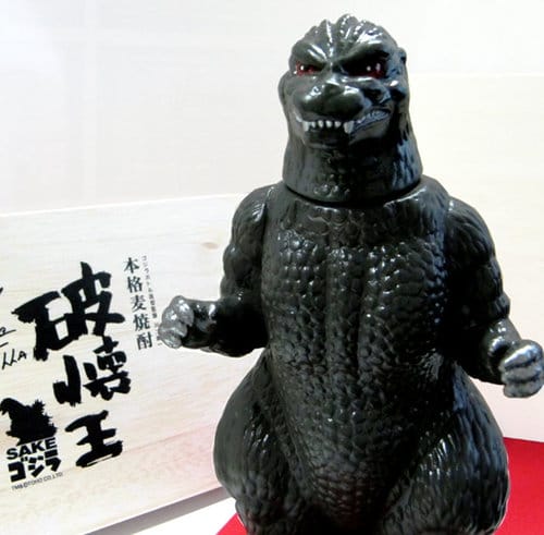 Limited edition Godzilla sake