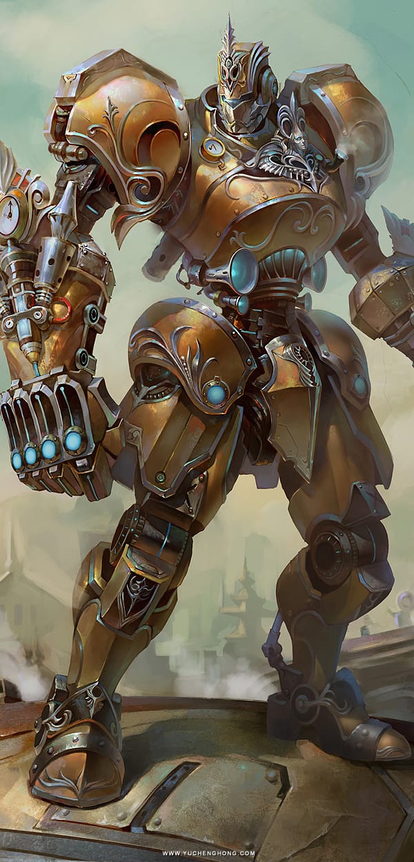 Card game illustrations from Yu Cheng Hong