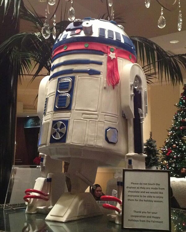 Meet the 150 pound white chocolate R2-D2