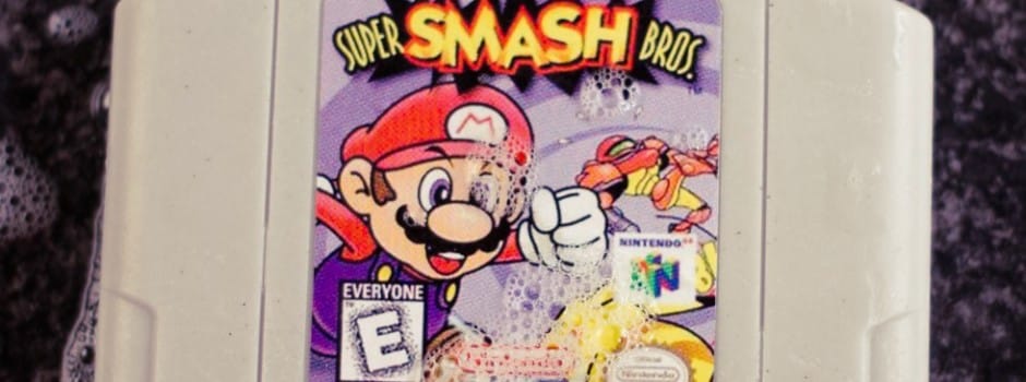 Vegan soaps that look like old Nintendo 64 cartridges