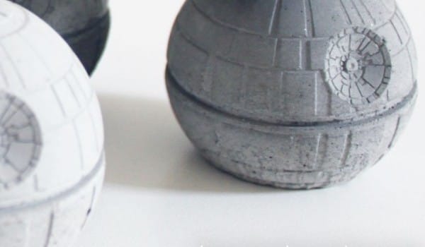 Concrete your own Death Star vase