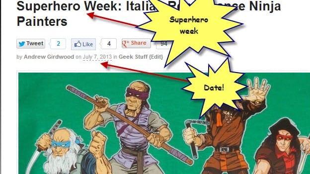 Superhero Week: Launch!