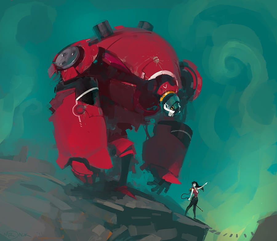 7 mecha designs by Blizzard's Luke Mancini