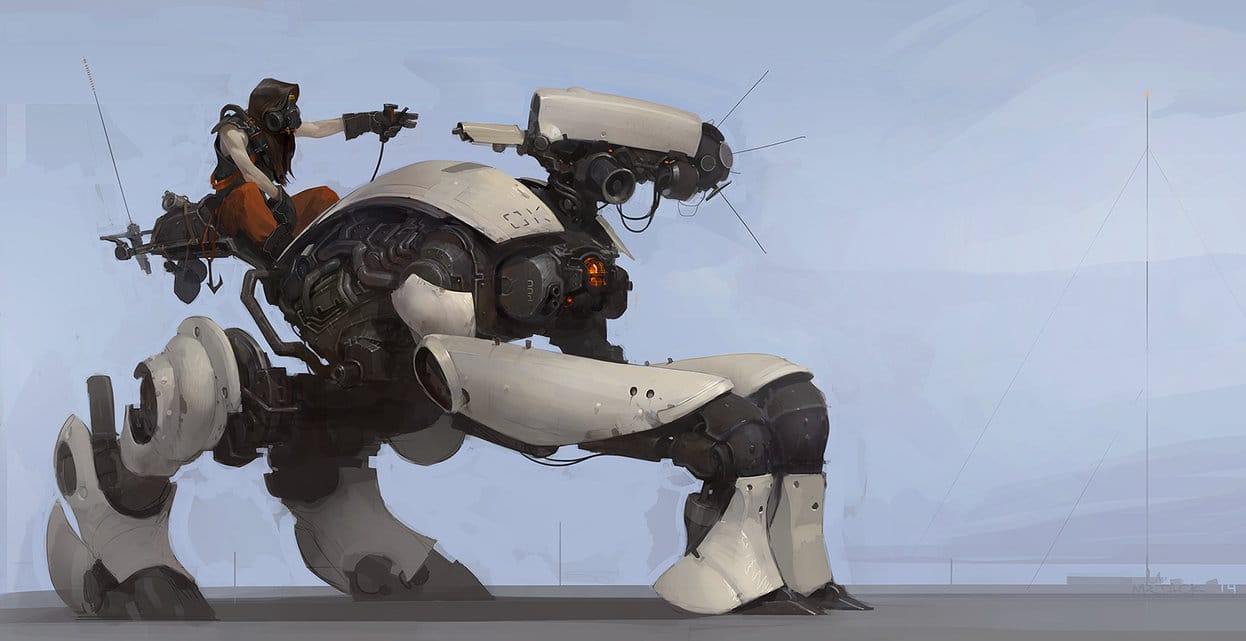 7 mecha designs by Blizzard's Luke Mancini