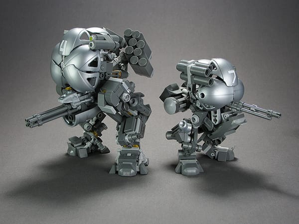 Strangely cute, cleverly designed LEGO minifig mecha