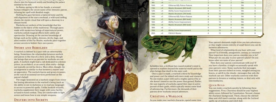 D&D 5e: Warlock Class