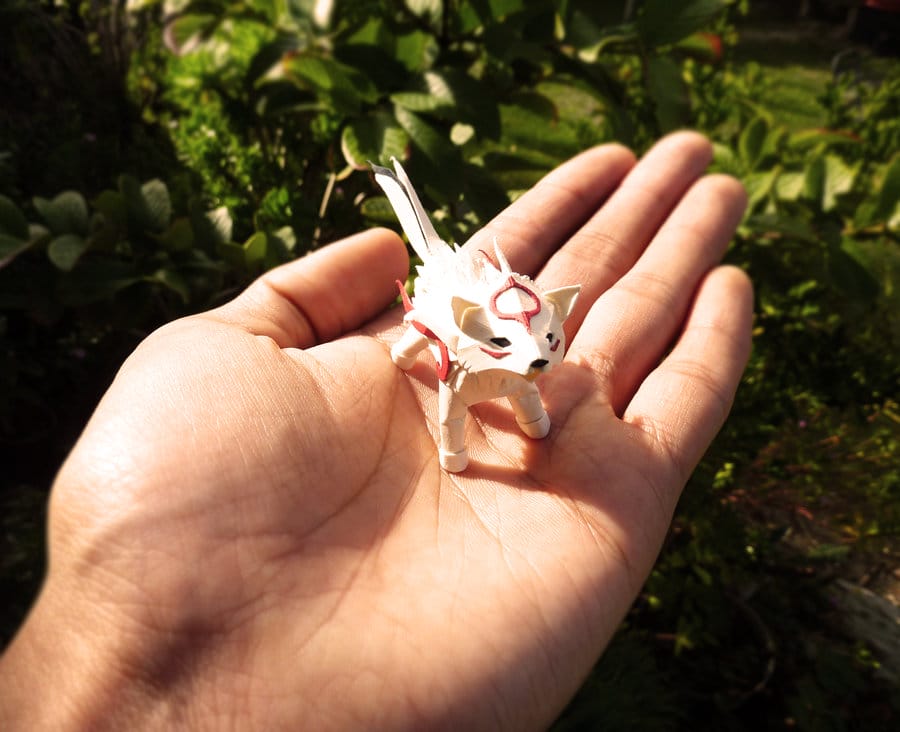 Okami brought to life with papercraft