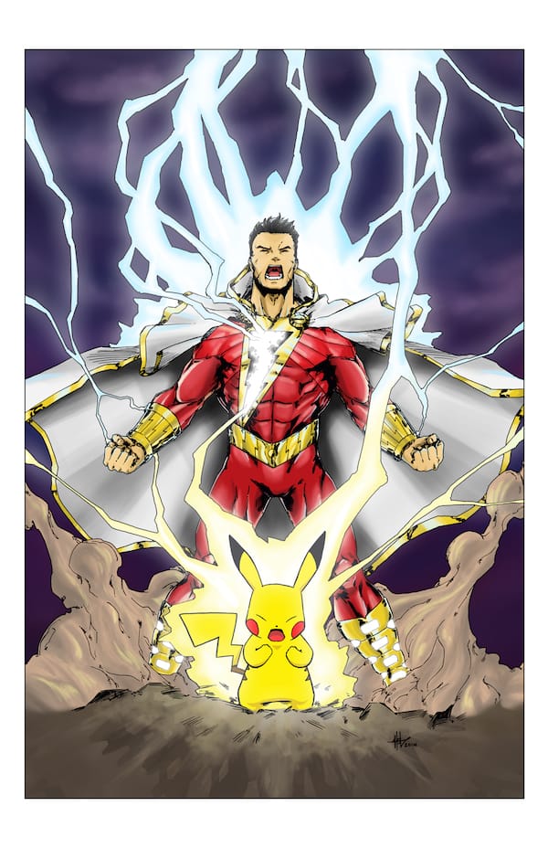 Gotta mash them all! DC superheroes as Pokemon trainers