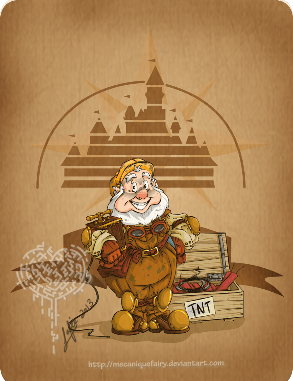 29 Disney characters transform into fashionable steampunks