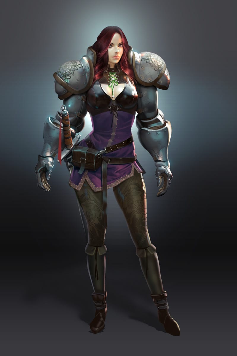 Ready yourself for bold character art by Nikonov Aleksandr