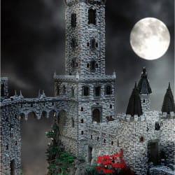 Yes, that's a steampunk vampire castle made from LEGO