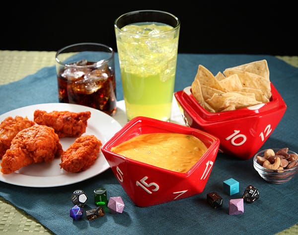 Oh my nachos! It's a d20 bowl set