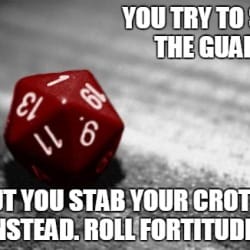 7 fumble dice memes