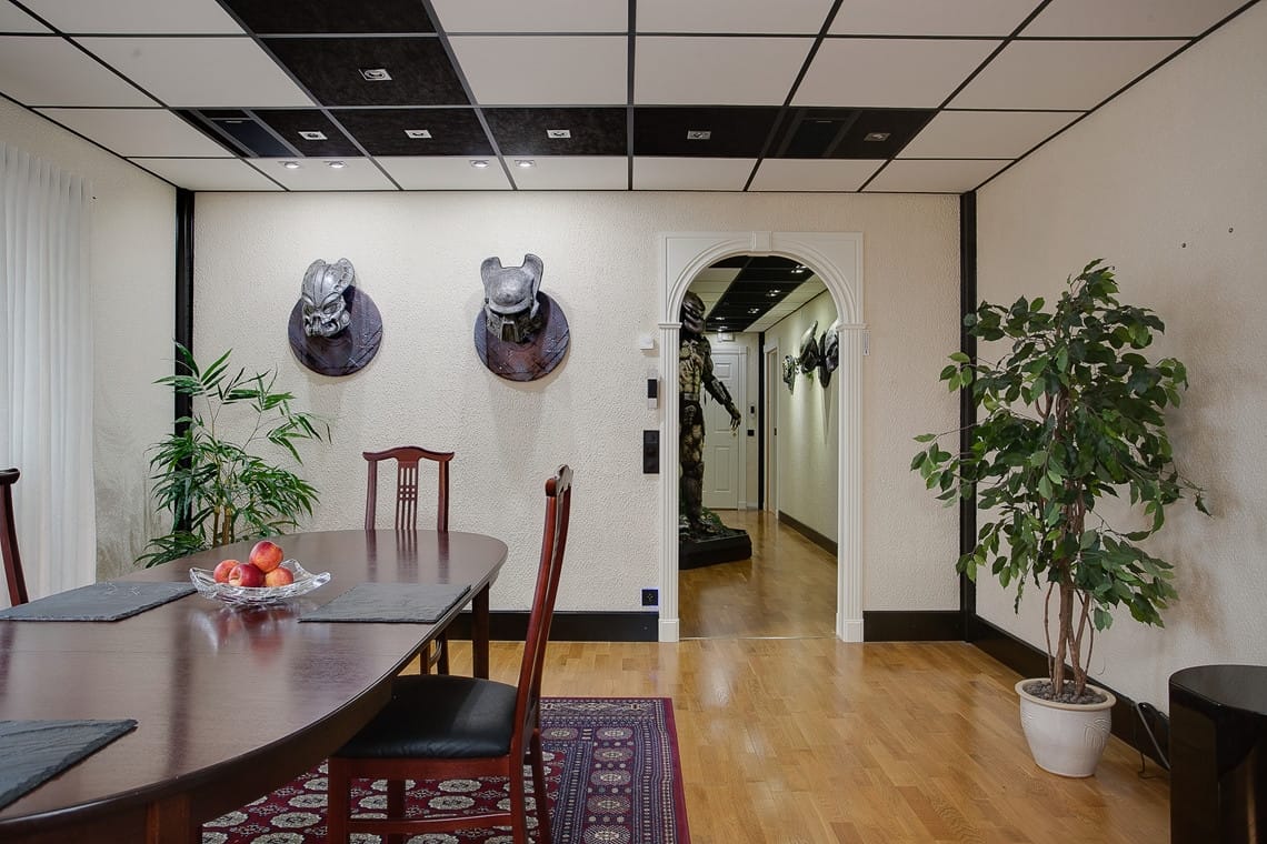 Whole Swedish house becomes Aliens vs Predator dream home