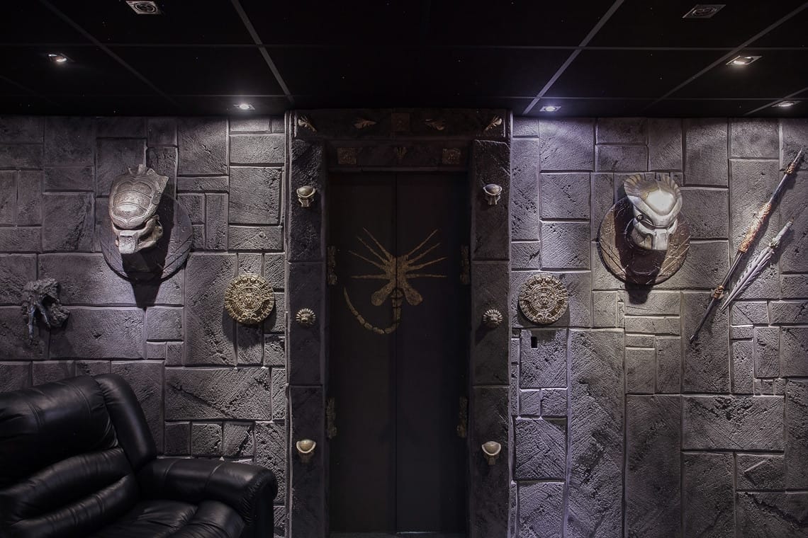 Whole Swedish house becomes Aliens vs Predator dream home