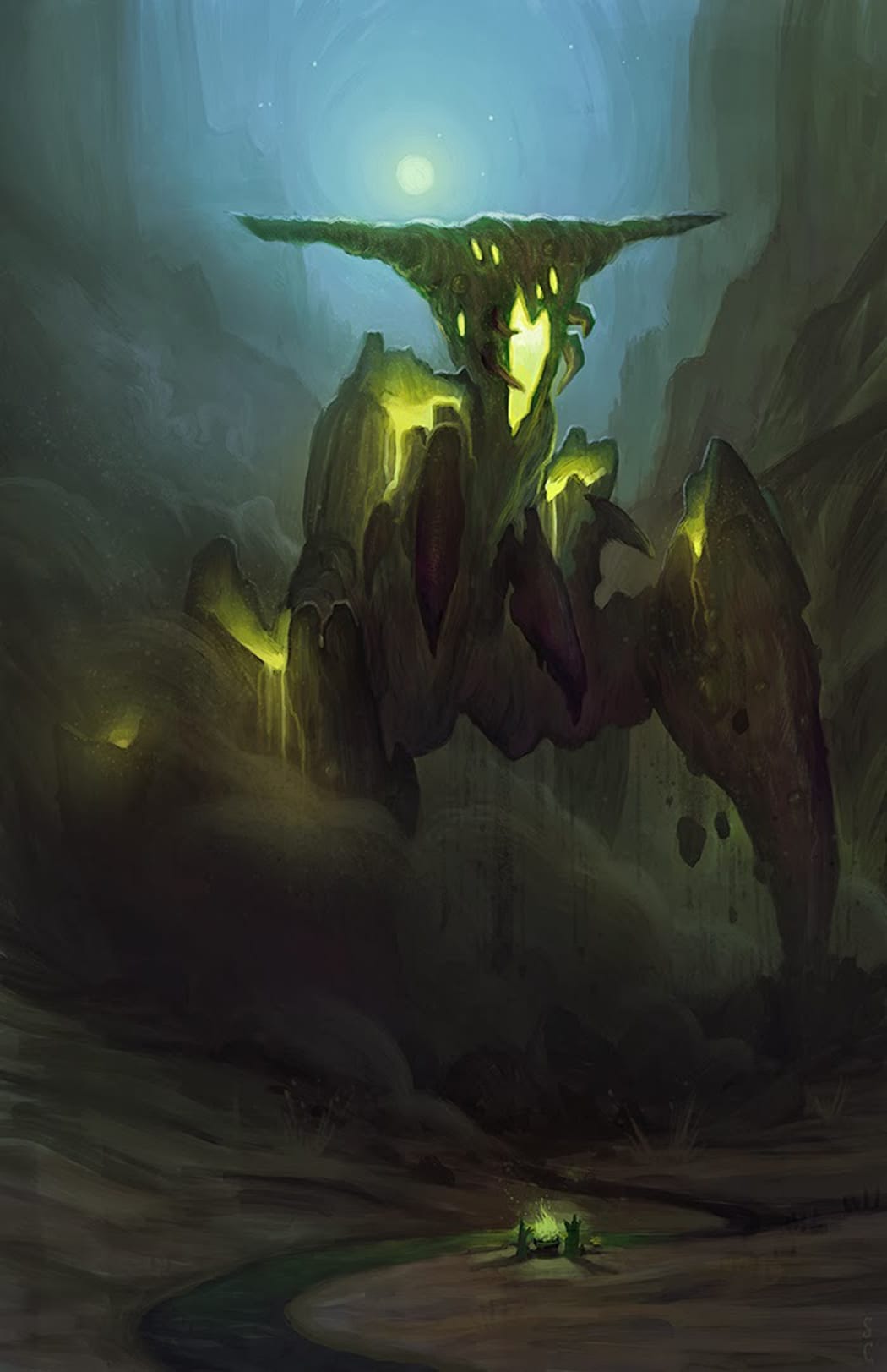 The alien and other-worldly at of Sean Cruz