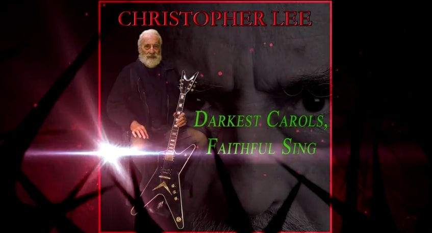 Christopher Lee releases heavy metal Christmas single