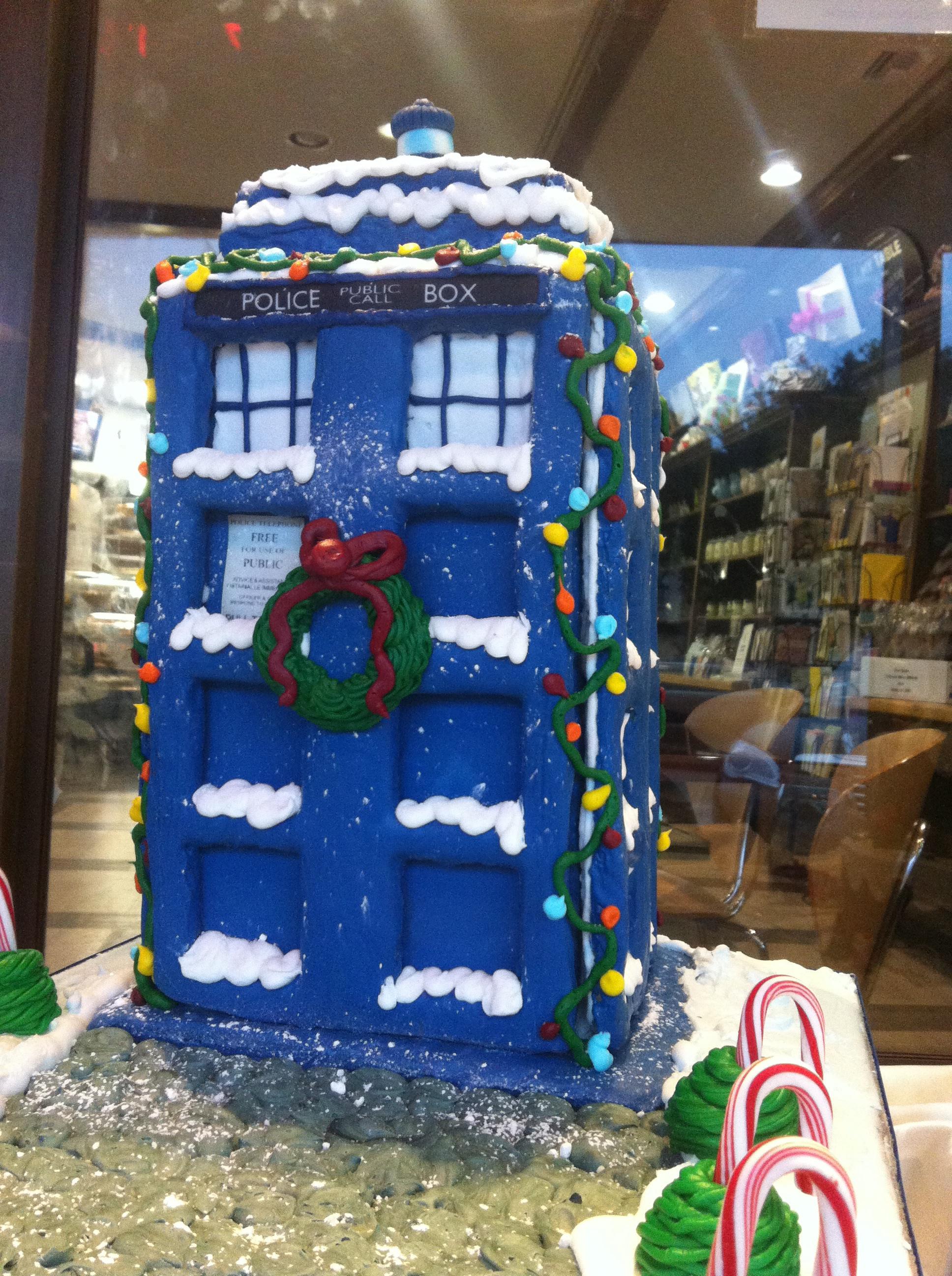 Find out how to make this gingerbread Tardis
