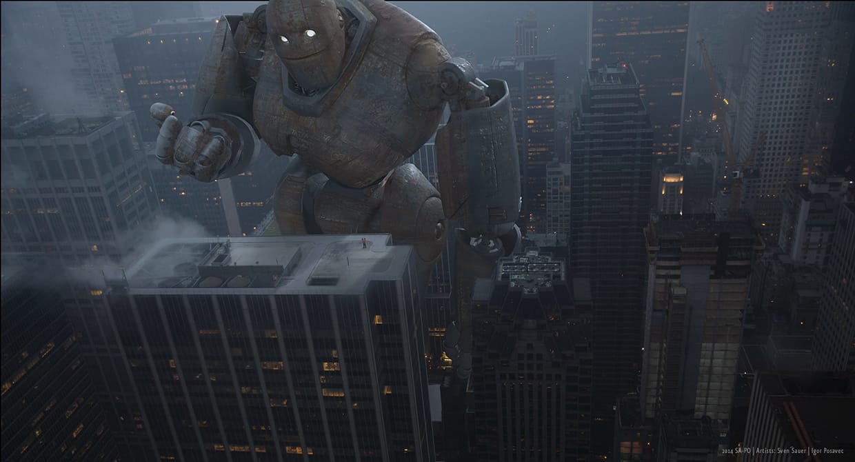 Lonely machine dreams of the giant city robot