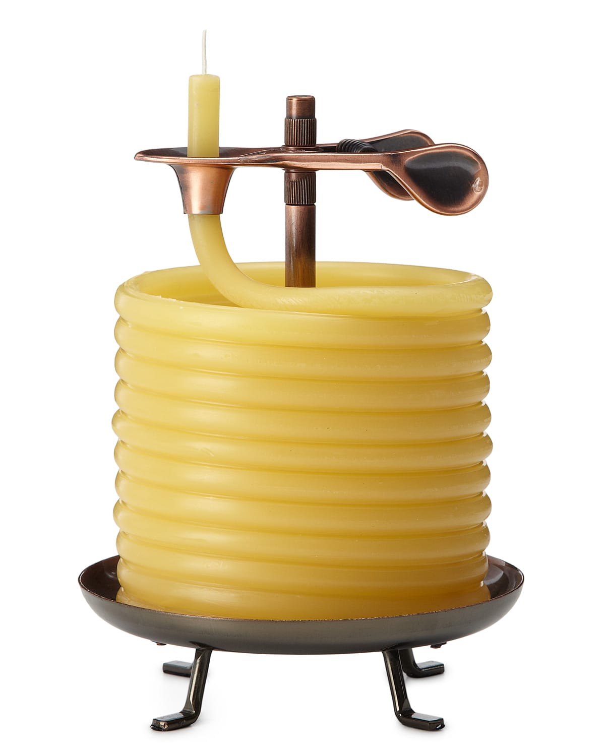 Steampunk candle uses incredible design