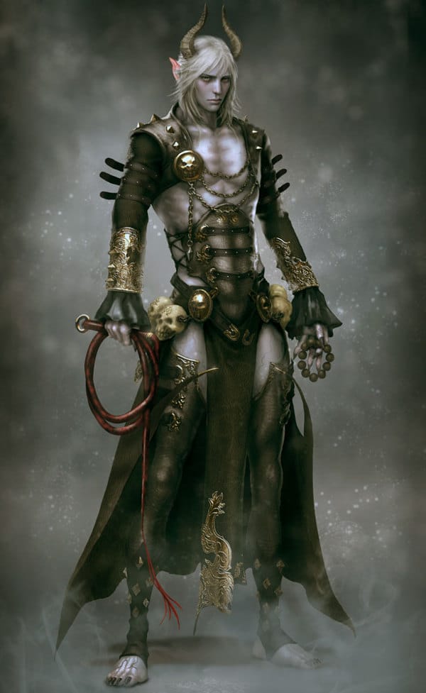 Fantastic concept character art from Witch Quest