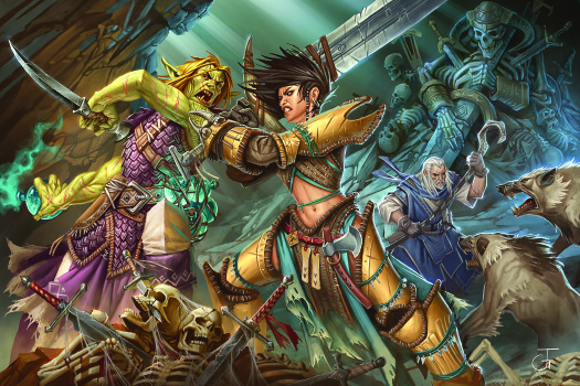 Exclusive: The fantastic art of Paizo's Giantslayer
