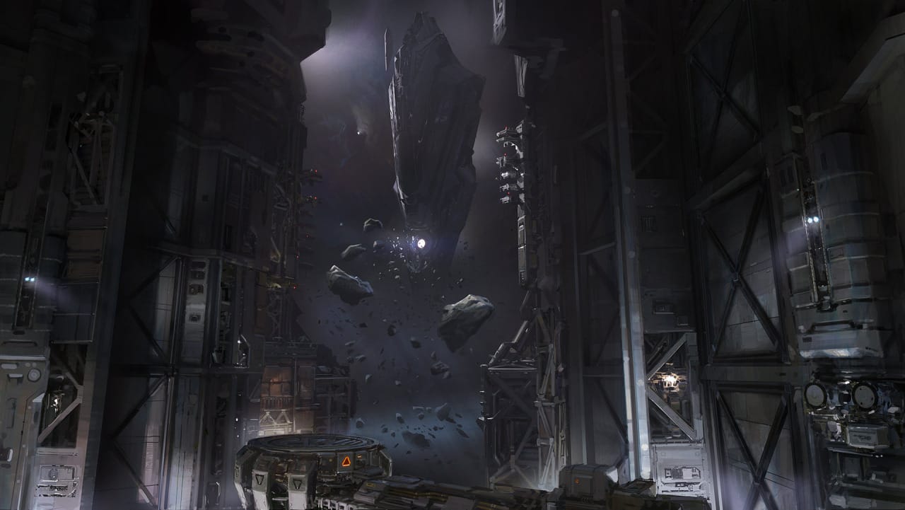 Spaceships and warriors from John Liberto