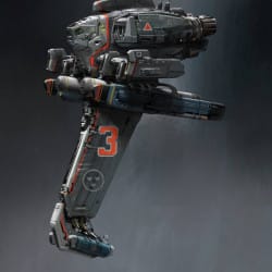 Spaceships and warriors from John Liberto